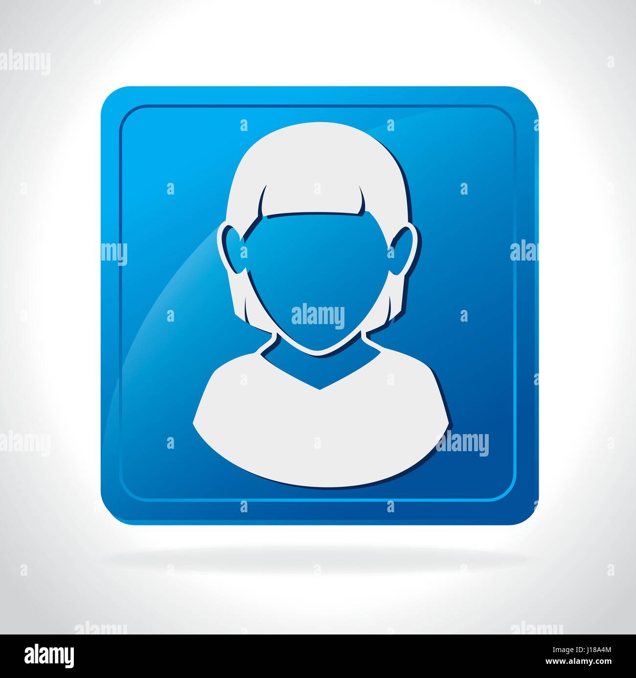 user figure button isolated icon Stock Vector Image & Art - Alamy