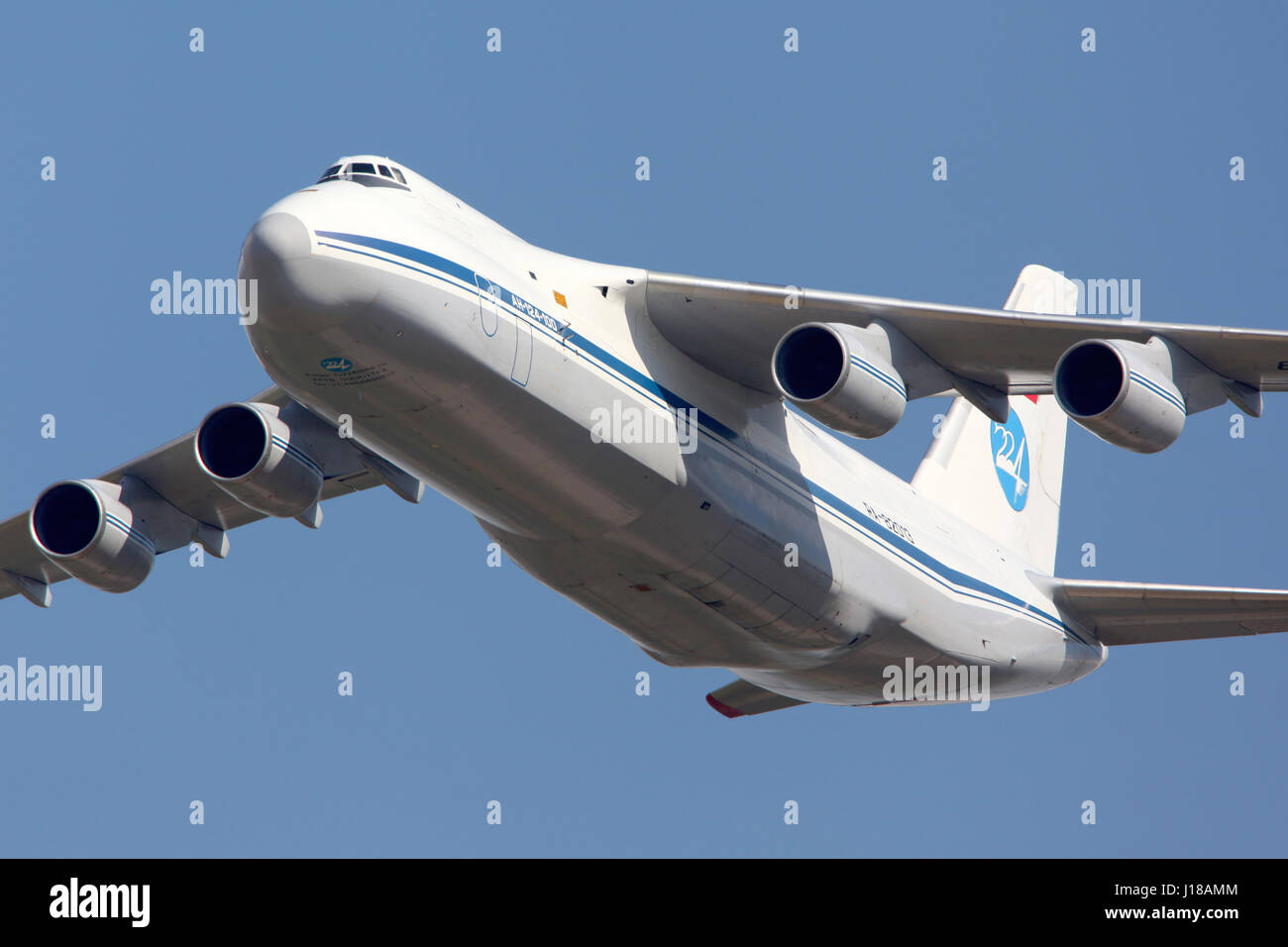 ZHUKOVSKY, MOSCOW REGION, RUSSIA - AUGUST 10, 2012: Antonov An-124 ...