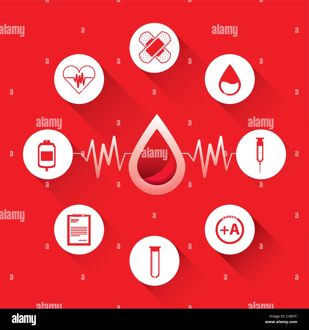 Donation blood design Stock Vector Image & Art - Alamy