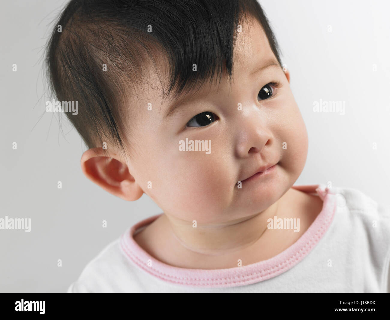 Head shot chinese baby smiling hi-res stock photography and images - Alamy
