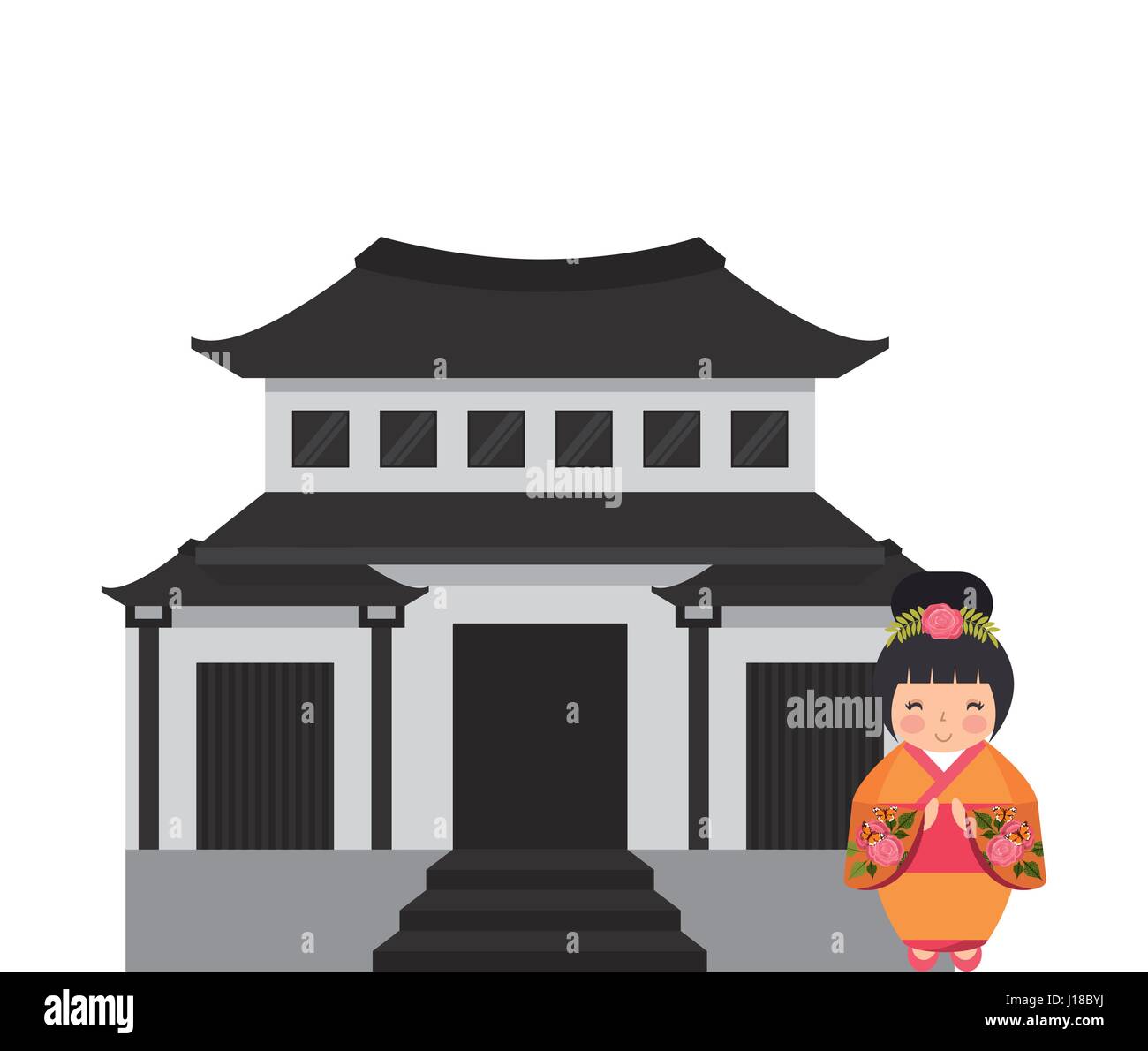 japanese girl design Stock Vector Image & Art - Alamy