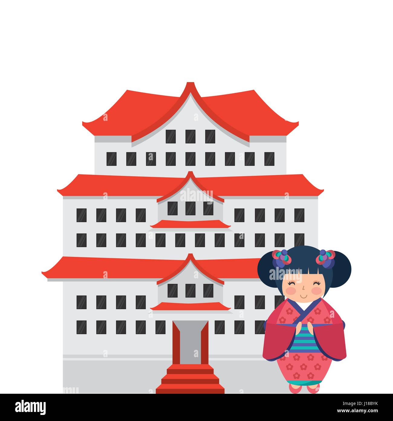 japanese girl design Stock Vector Image & Art - Alamy