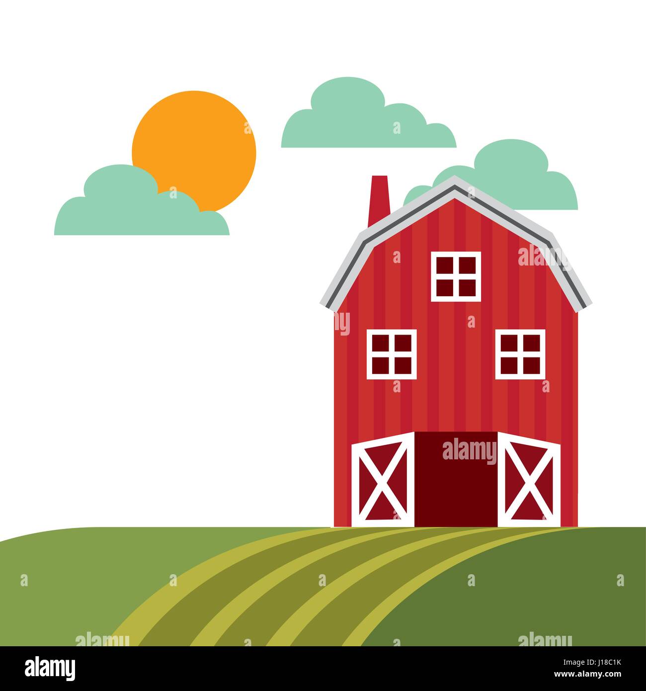 farm barn design Stock Vector Image & Art - Alamy