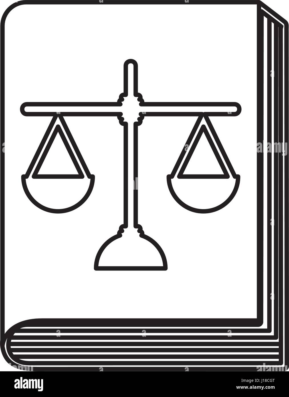 justice book with scale Stock Vector Image & Art - Alamy