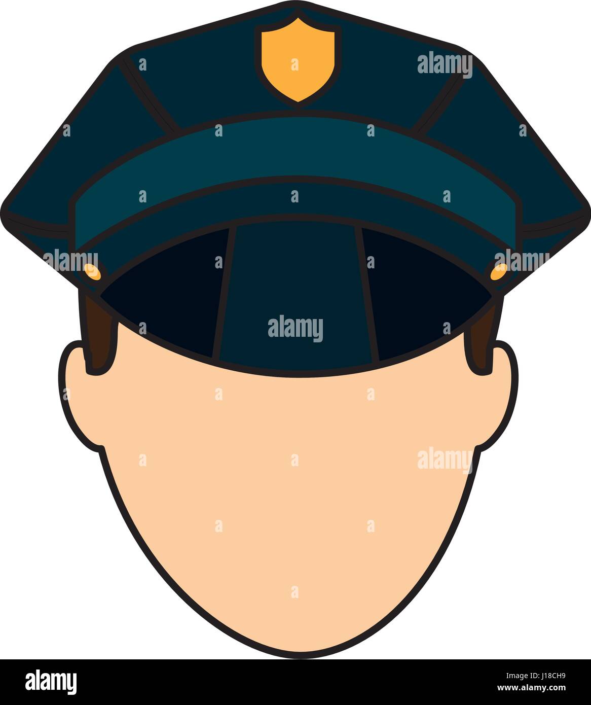 police officer avatar icon Stock Vector Image & Art - Alamy
