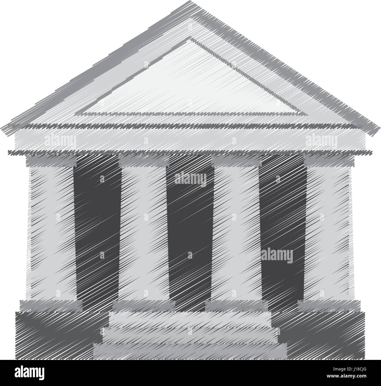 Supreme court building pillars Stock Vector Images - Alamy