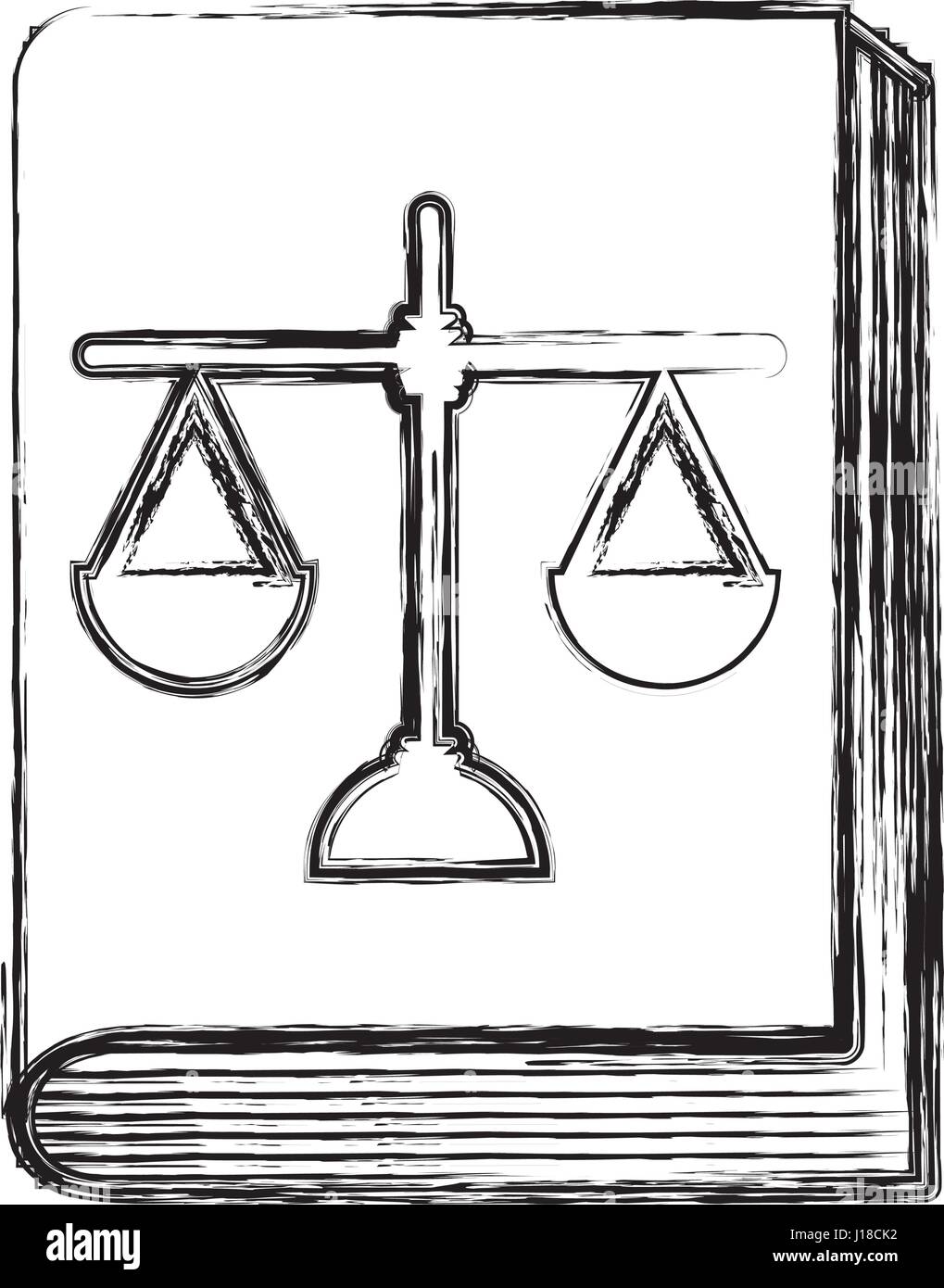 justice book with scale Stock Vector Image & Art - Alamy