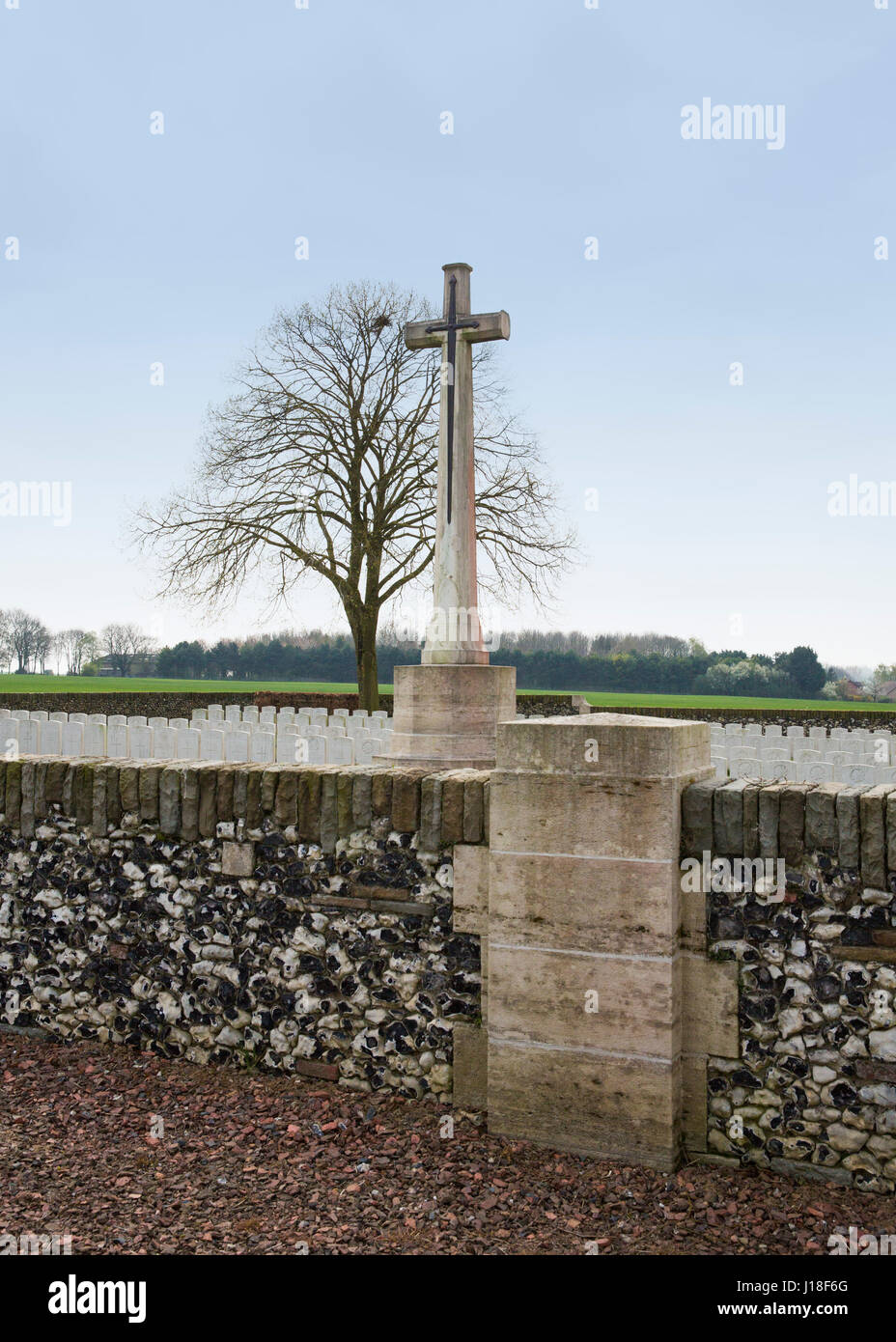 Highland Cemetery of the Great War Stock Photo - Alamy