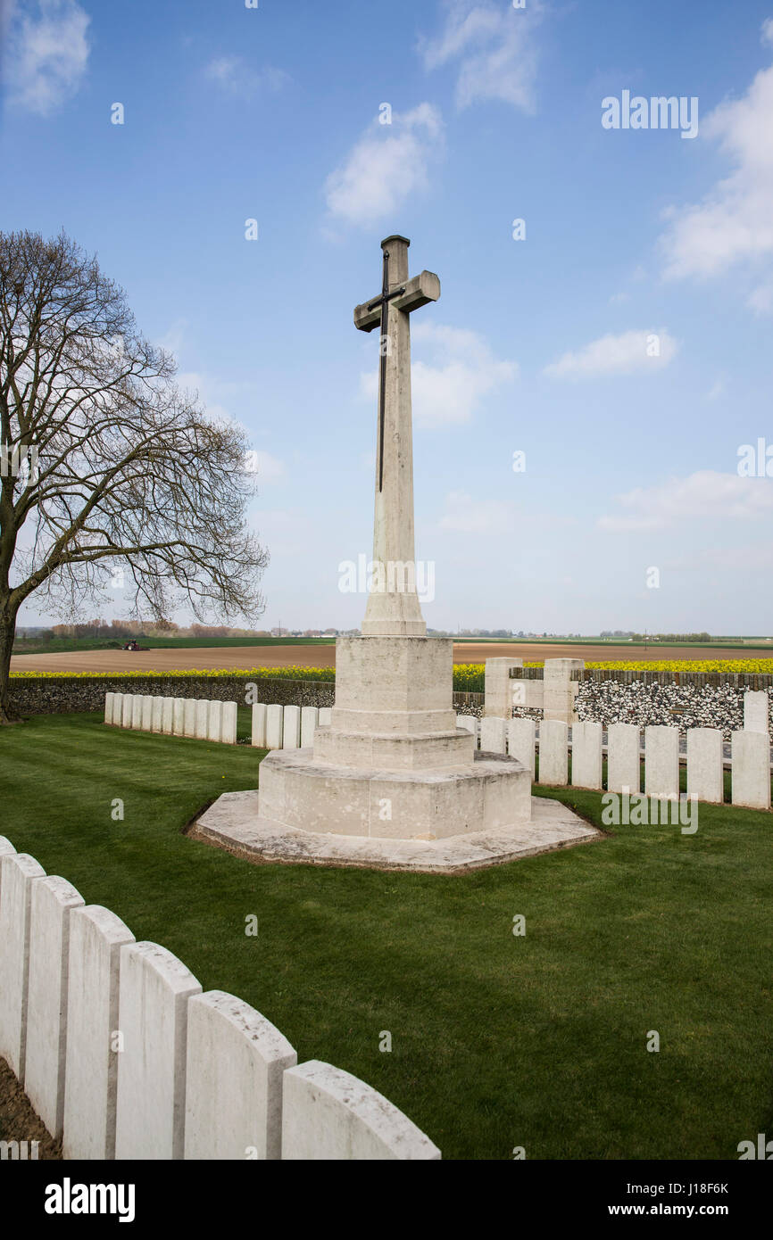 Highland Cemetery of the Great War Stock Photo - Alamy