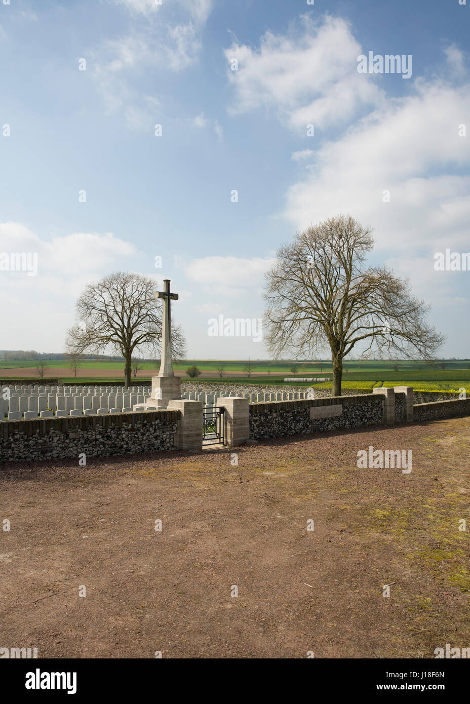 Highland Cemetery of the Great War Stock Photo - Alamy