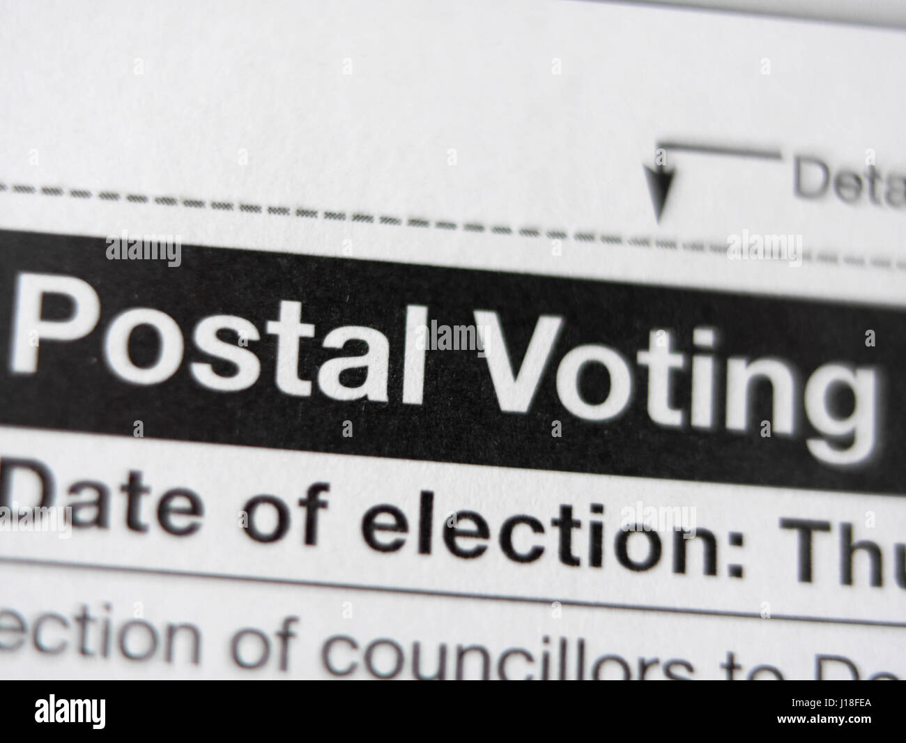 Voting form hi-res stock photography and images - Alamy