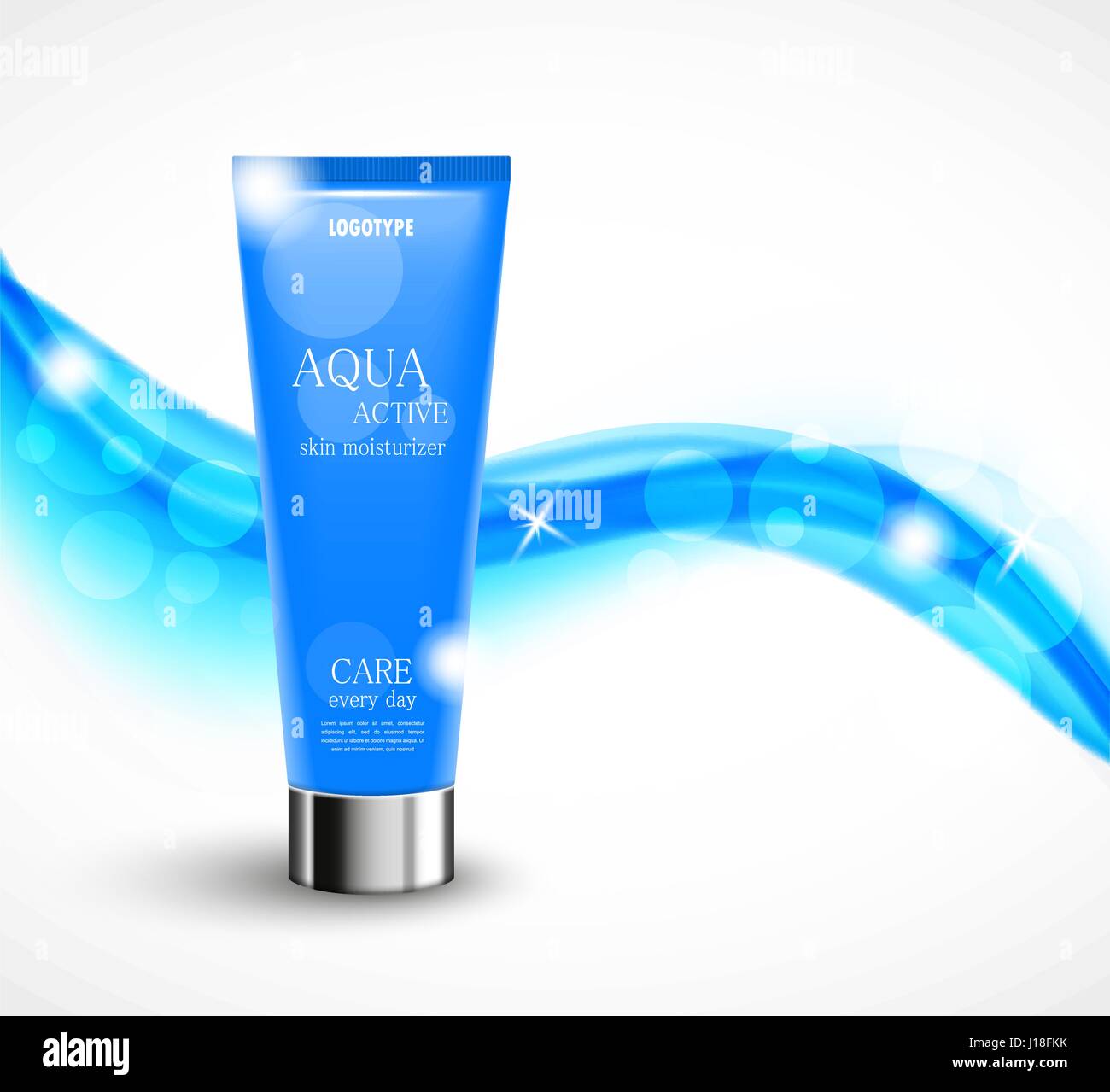 Skin moisturizer cosmetic design template Stock Vector Image & Art - Alamy