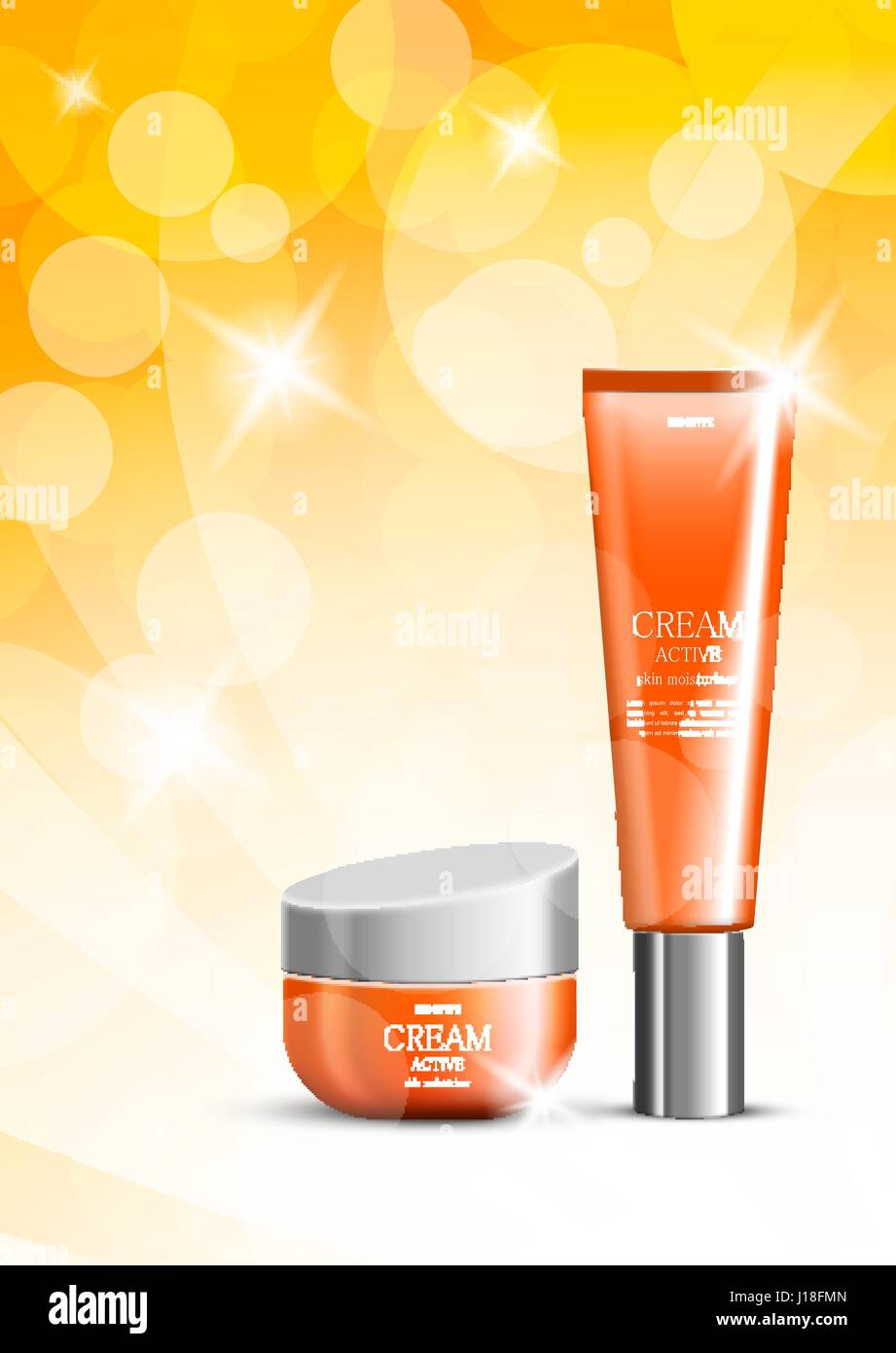 Skin moisturizer cosmetic design template Stock Vector Image & Art - Alamy