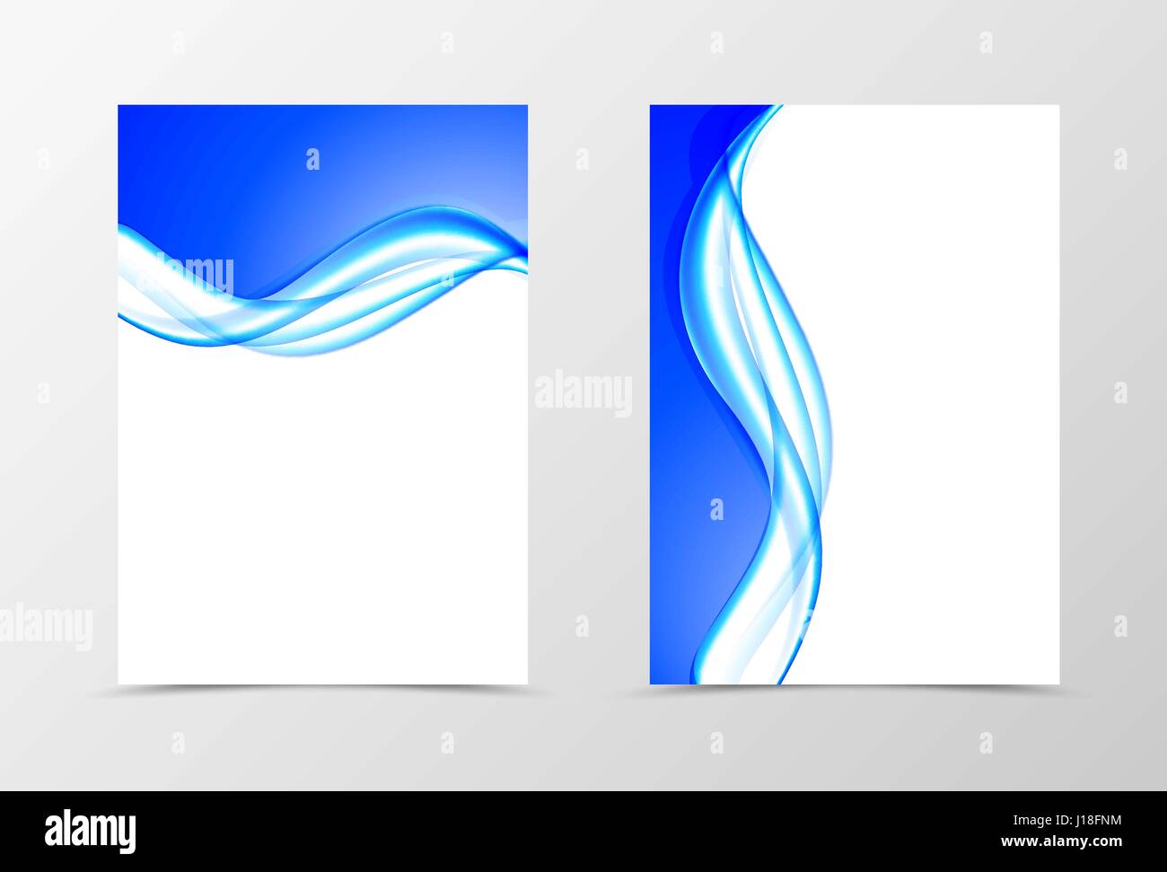 Front and back soft design flyer template Stock Vector Image & Art - Alamy