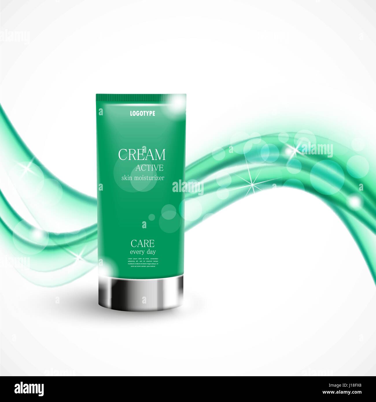 Skin moisturizer cosmetic design template Stock Vector Image & Art - Alamy