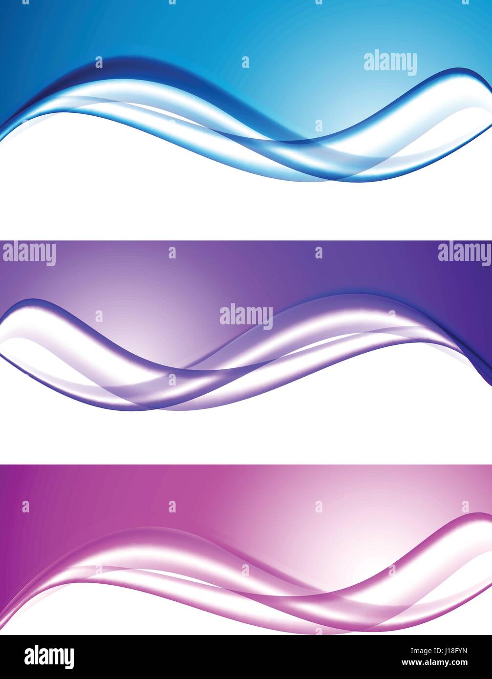Abstract elegant waves set Stock Vector Image & Art - Alamy