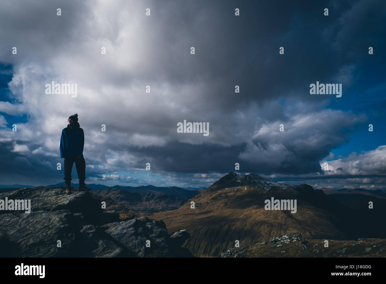 summit of The Cobbler, Ben Arthur Stock Photo - Alamy