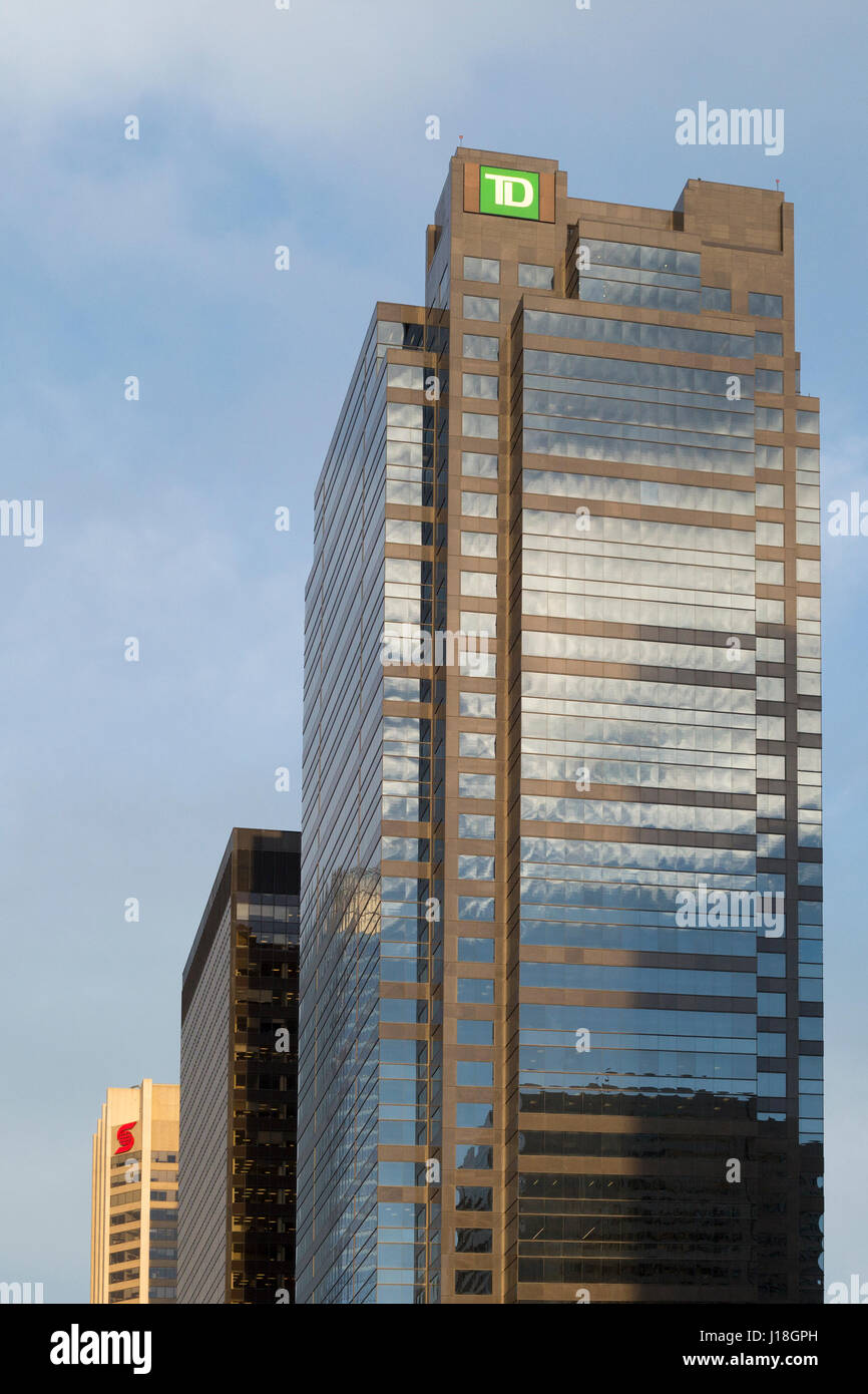 Toronto Dominion and Scotiabank buildings in the central business ...