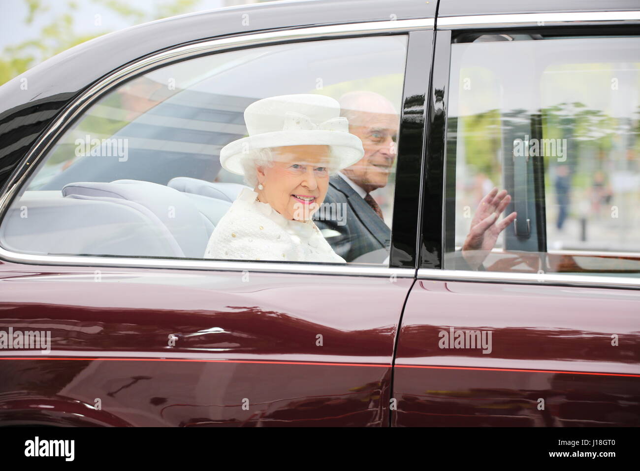 Berlin, Germany, June 24th, 2015: Queen Elizabeth II and Prince Philip ... Berlin, Germany, June 24th, 2015: Queen Elizabeth II and Prince Philip ...