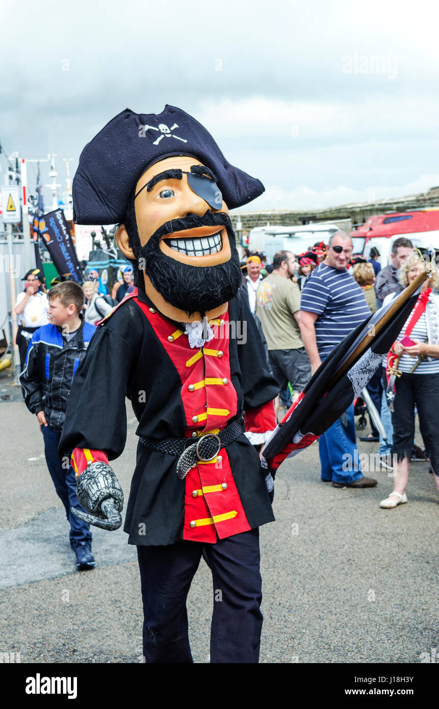 A Pirate in Penzance, Cornwall, UK Stock Photo - Alamy