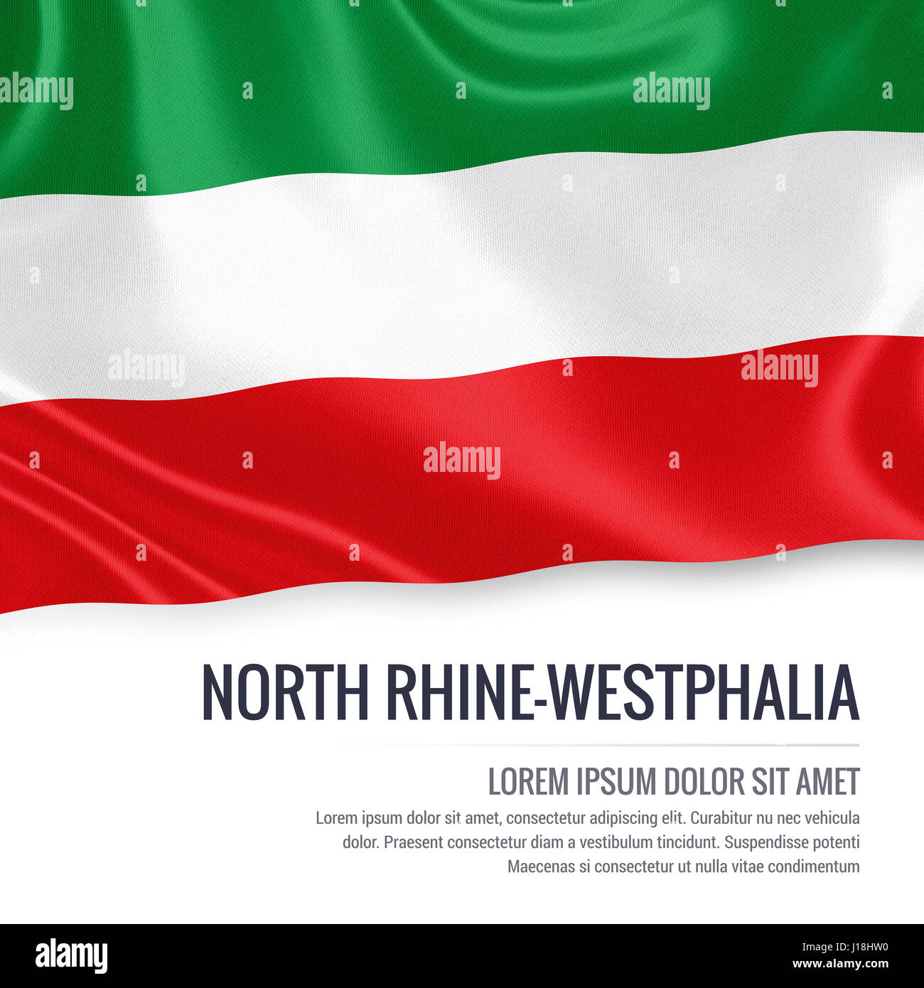 North rhine westphalia flag hi-res stock photography and images - Alamy