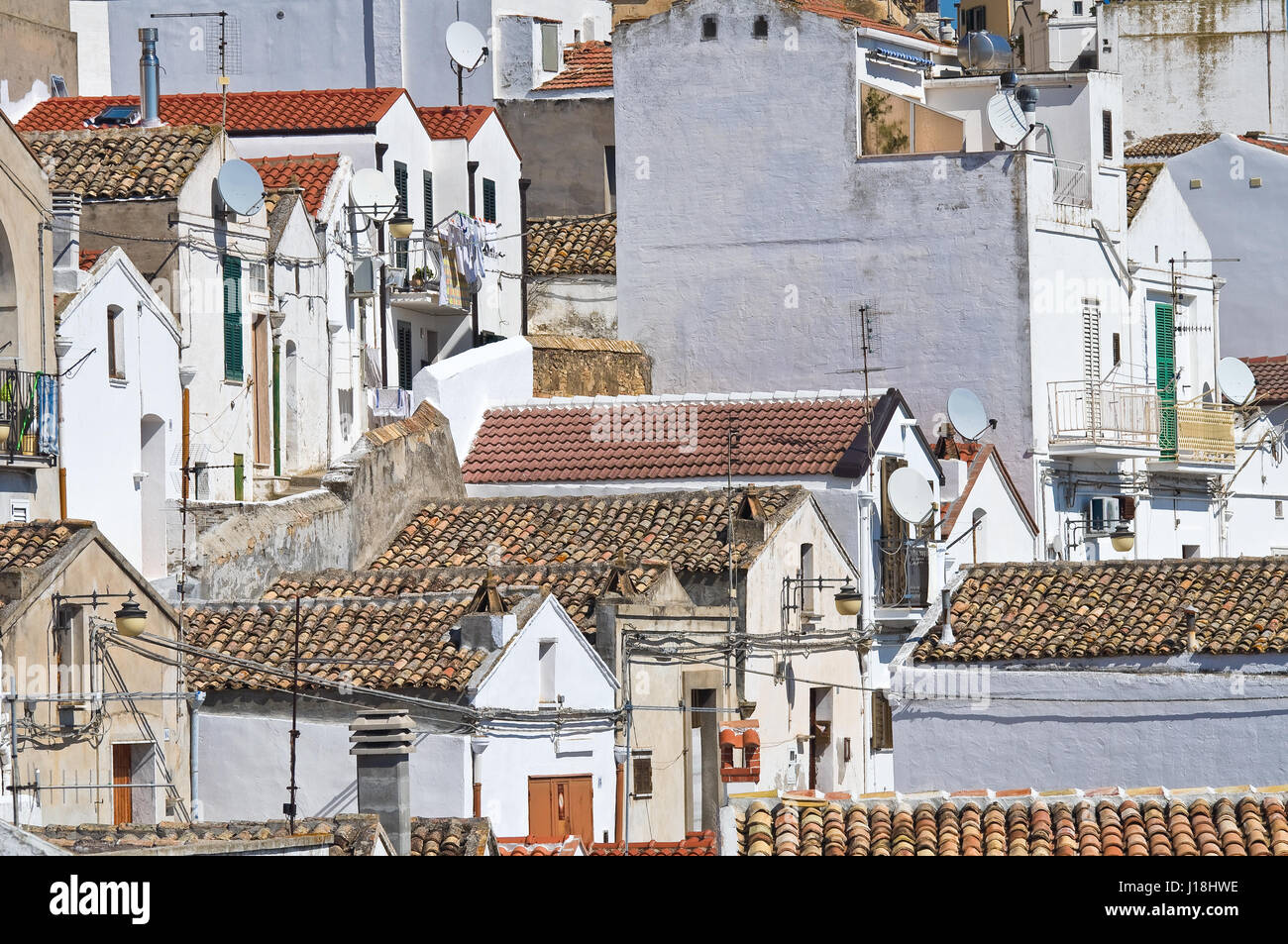 Panoramic view of Pisticci. Basilicata. Italy Stock Photo - Alamy