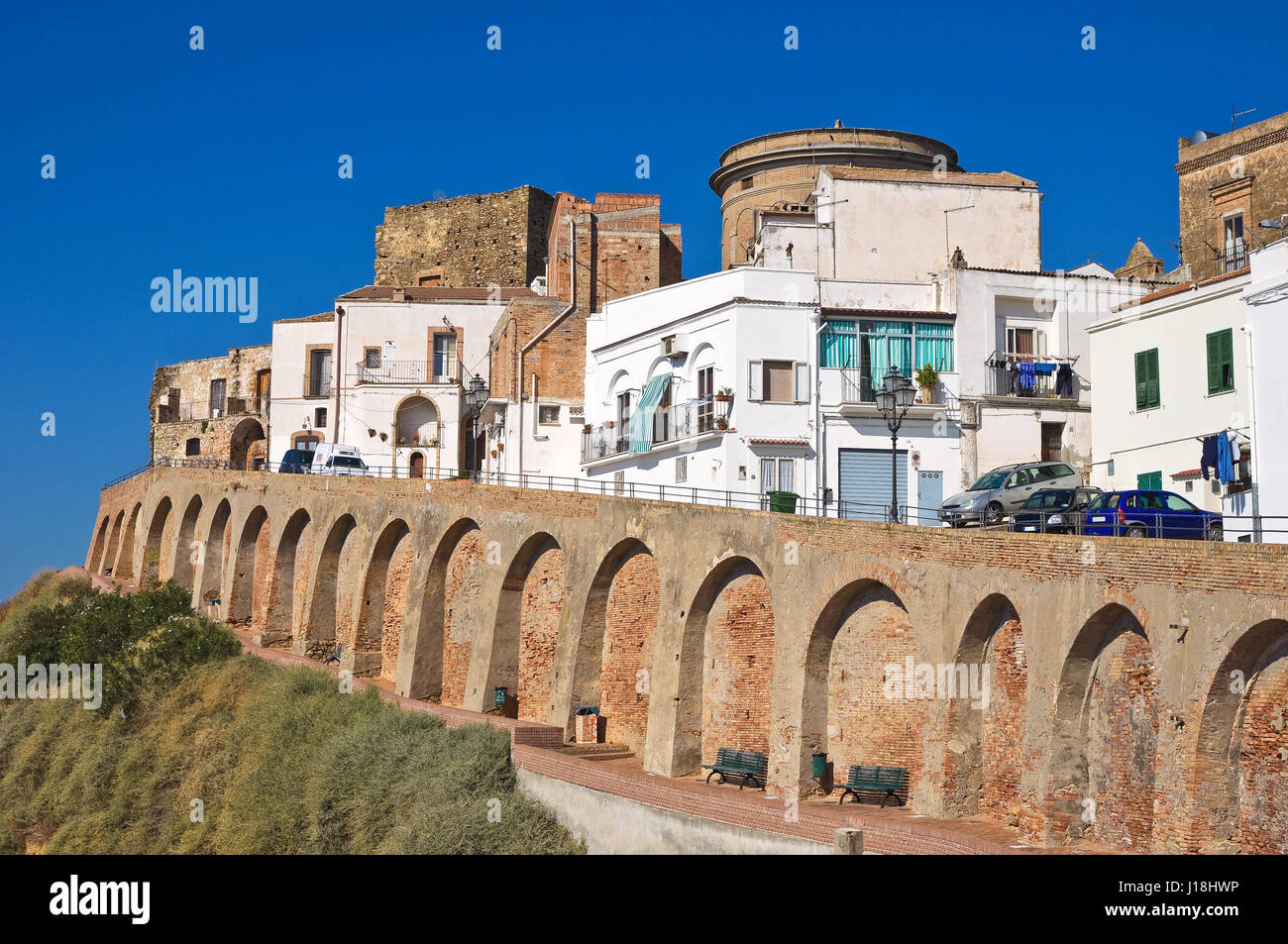 Panoramic view of Pisticci. Basilicata. Italy Stock Photo - Alamy