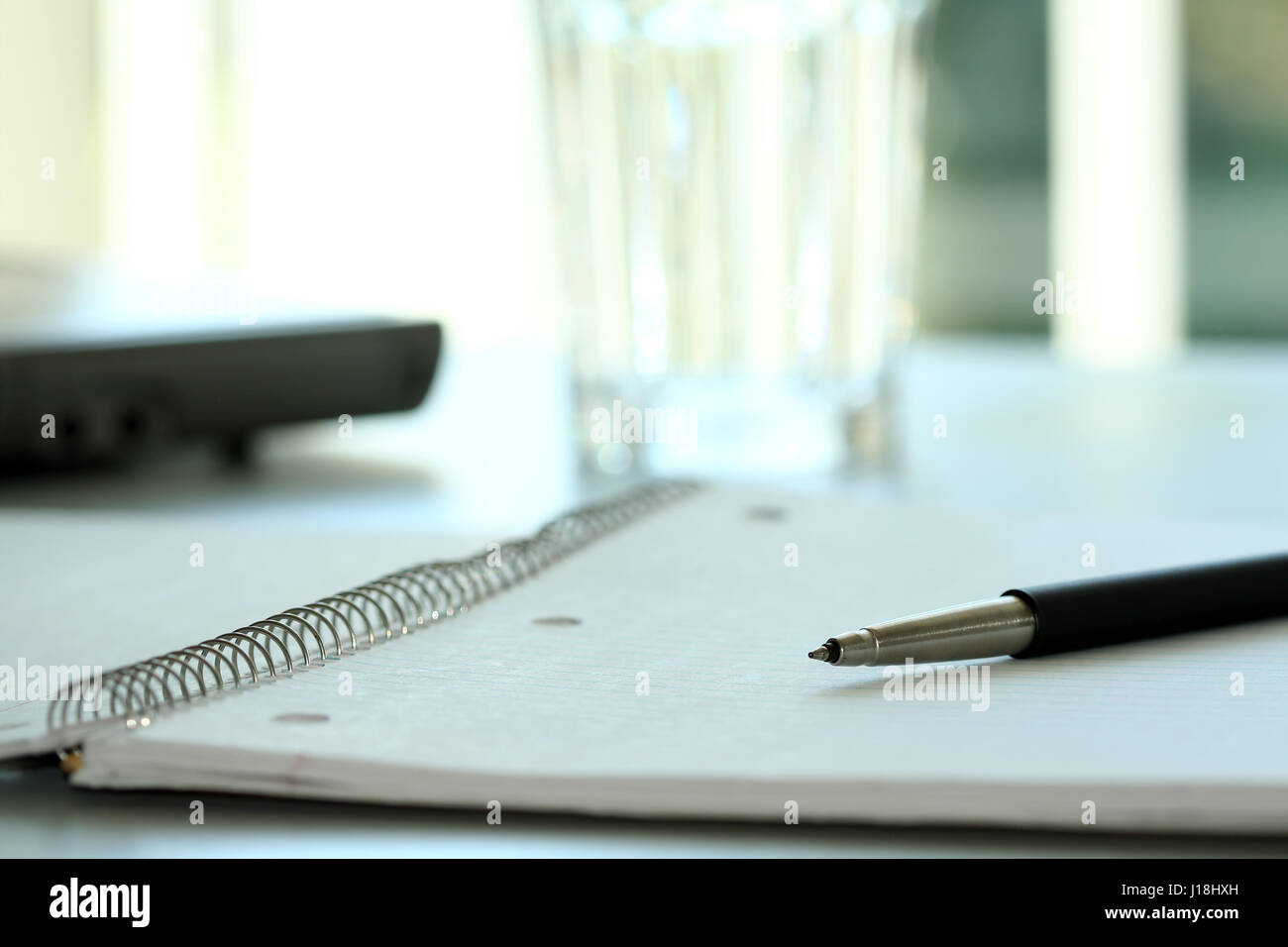 Notepad in an office Stock Photo - Alamy