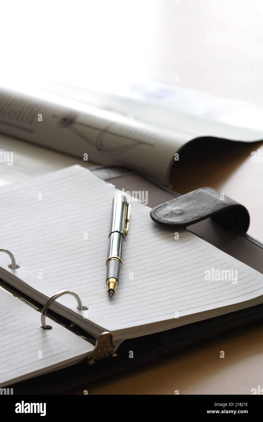 Notepad in an office Stock Photo - Alamy