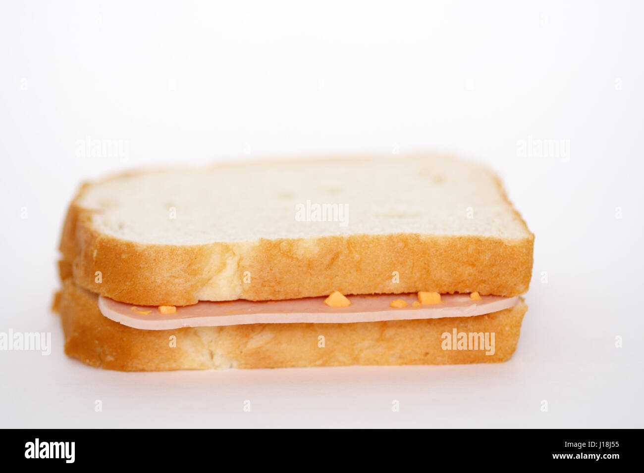 Plain ham sandwich Stock Photo - Alamy