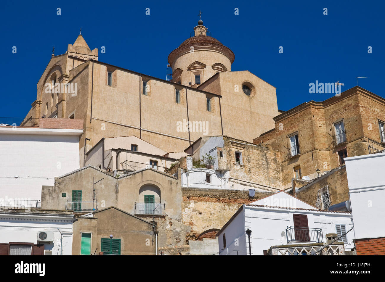 Panoramic view of Pisticci. Basilicata. Italy Stock Photo - Alamy