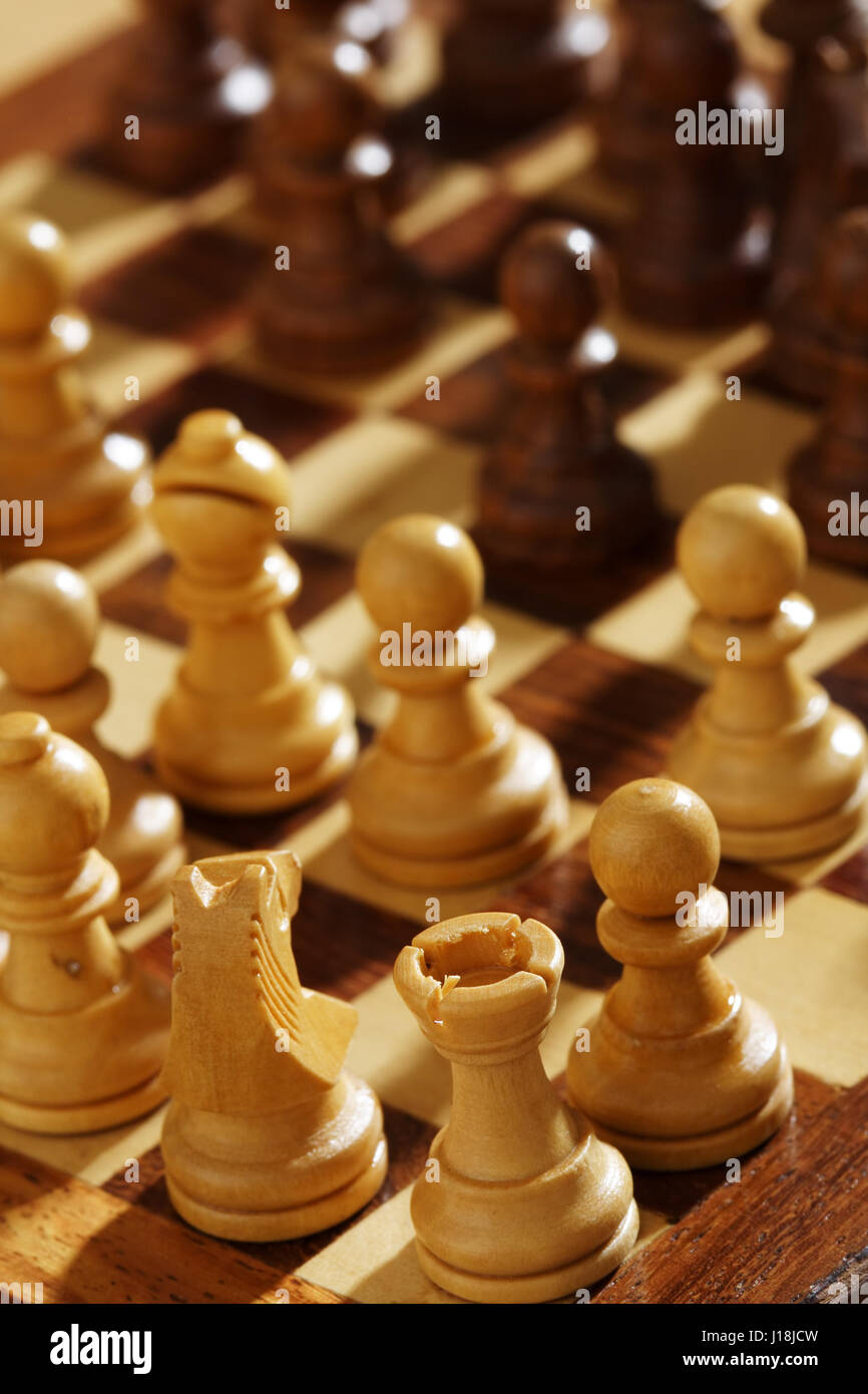Chess board game Stock Photo - Alamy