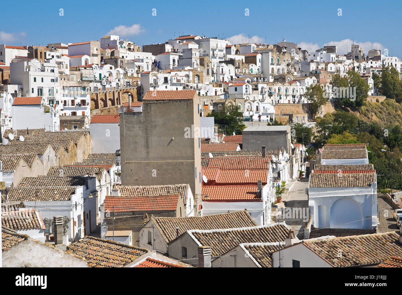 Panoramic view of Pisticci. Basilicata. Italy Stock Photo - Alamy