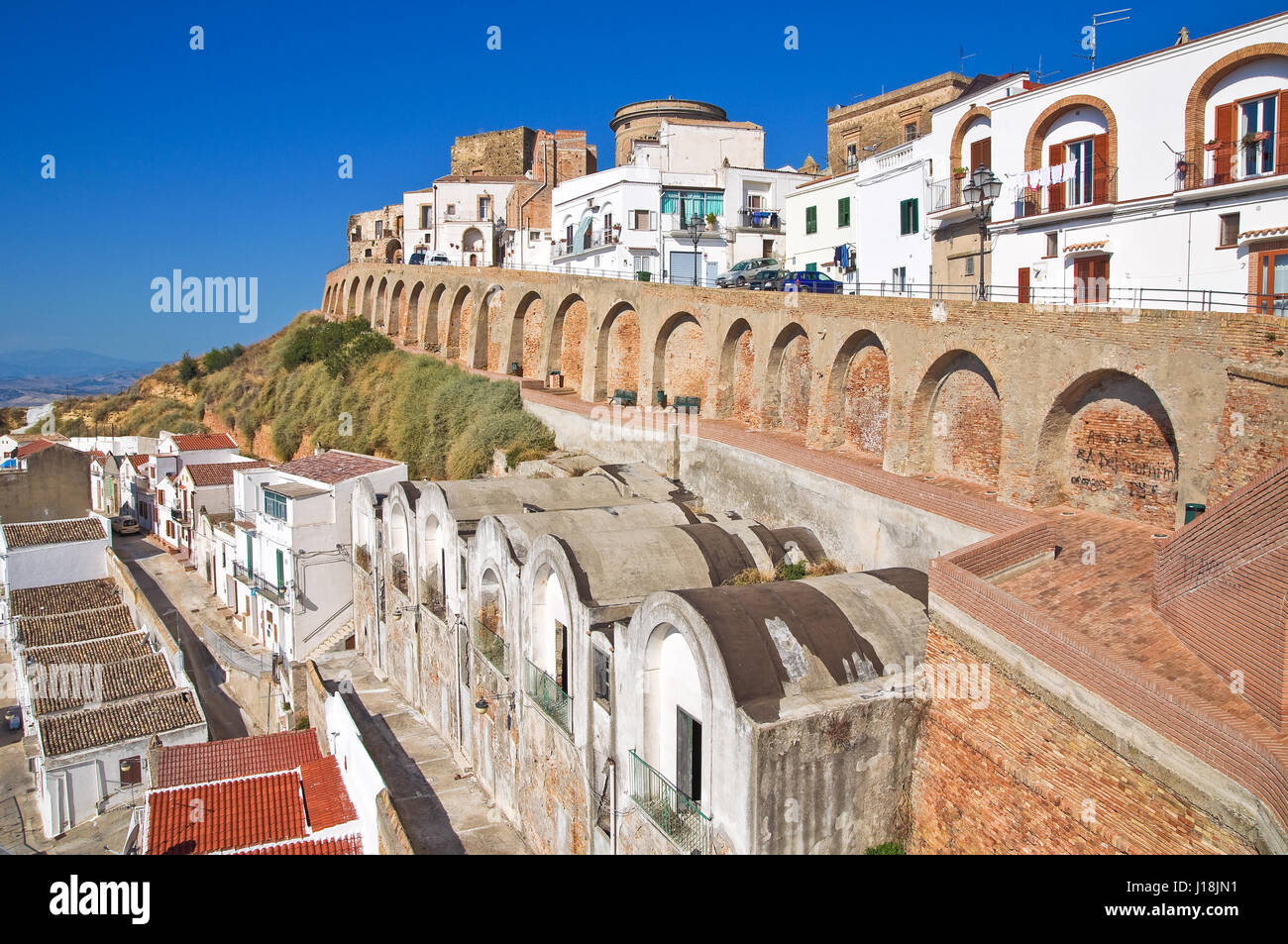 Panoramic view of Pisticci. Basilicata. Italy Stock Photo - Alamy