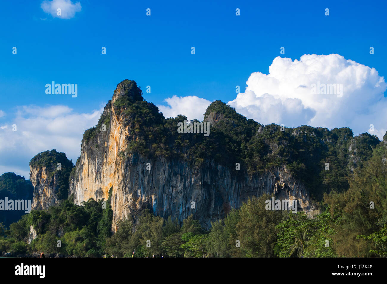 Amazing view of huge rock - karbi, Thailand Stock Photo - Alamy