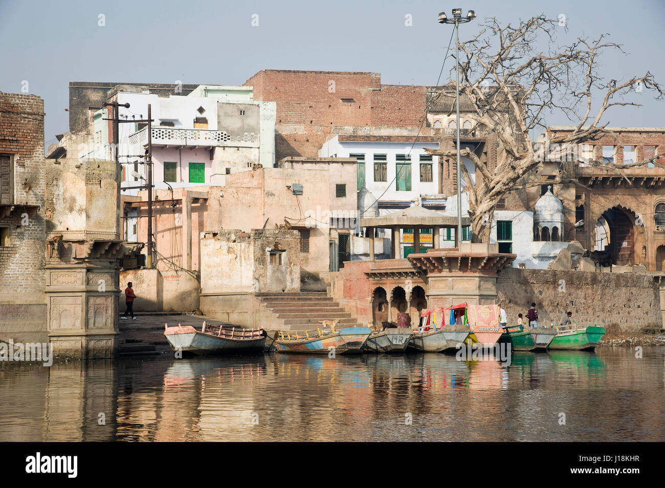 Vasudev ghat, mathura, uttar pradesh, india, asia Stock Photo - Alamy