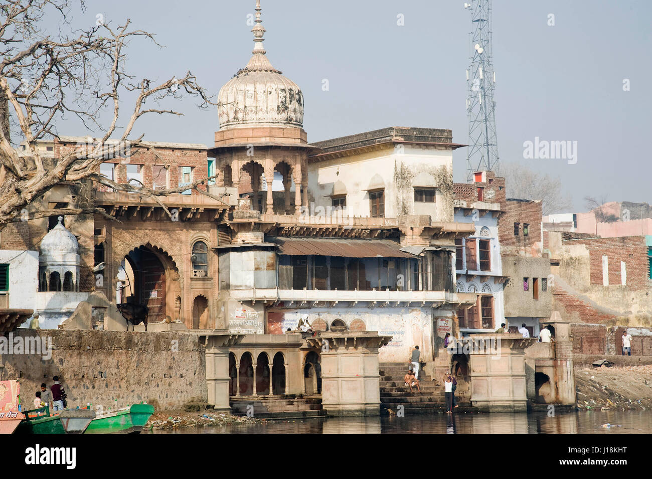 Vasudev ghat, mathura, uttar pradesh, india, asia Stock Photo - Alamy