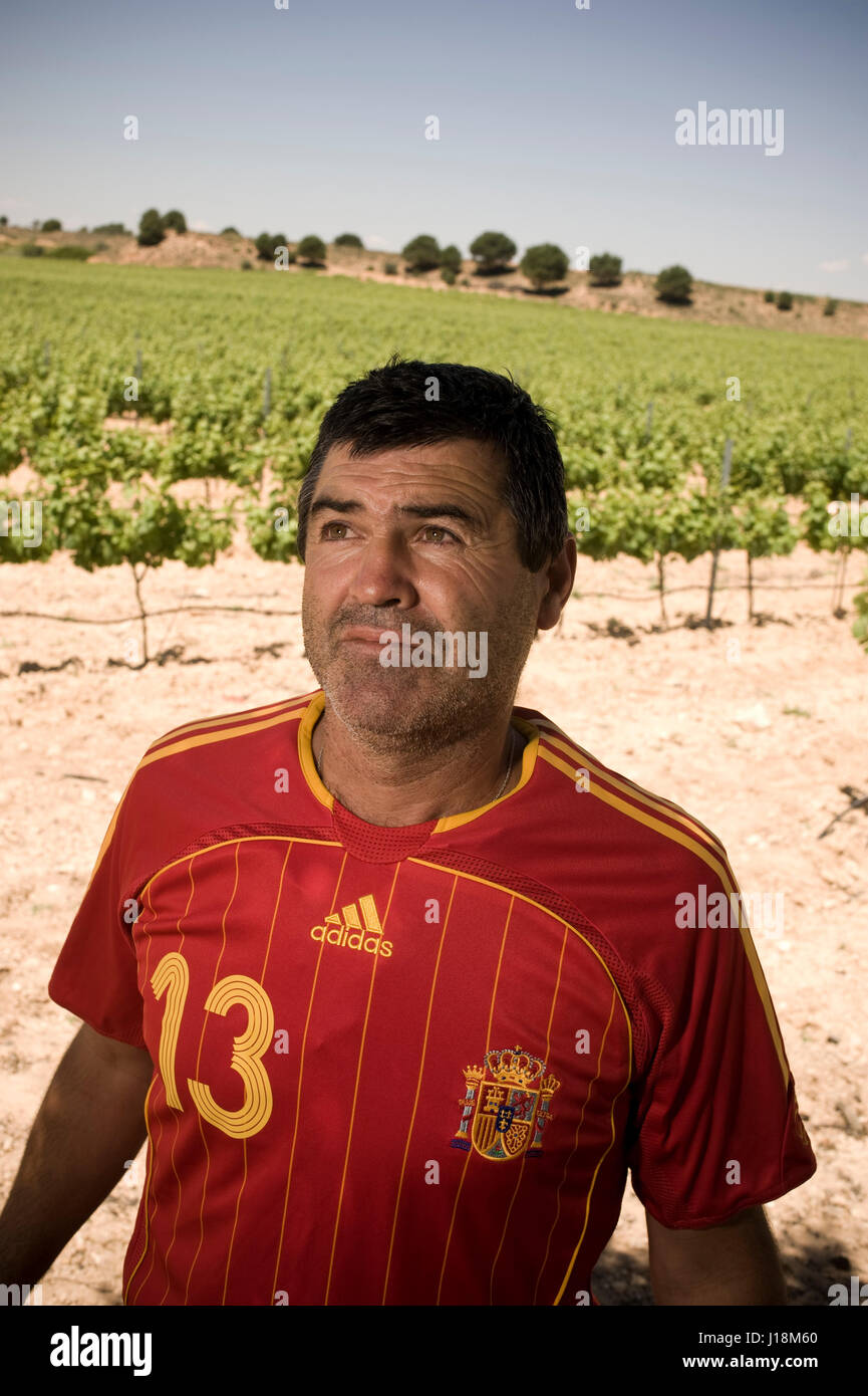 Workers of Iniesta Winery which belongs to Football Club Barcelona ...