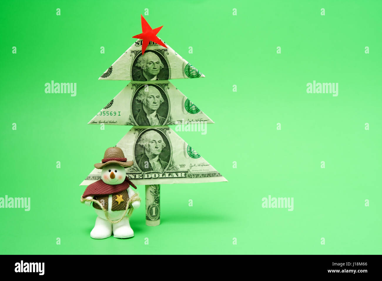 Christmas tree made money hi-res stock photography and images - Alamy
