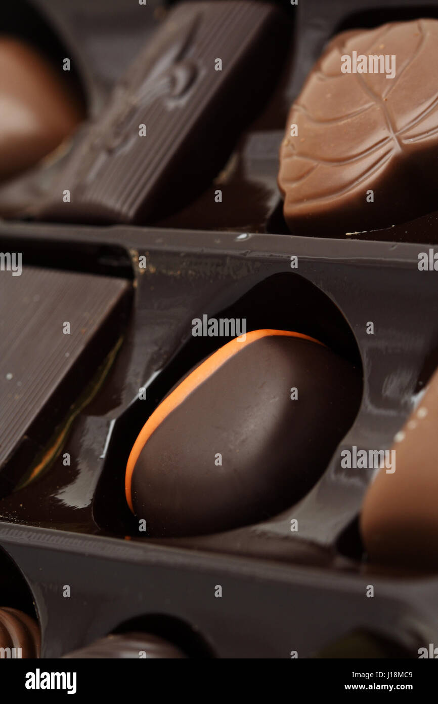 Shot box chocolates hi-res stock photography and images - Alamy