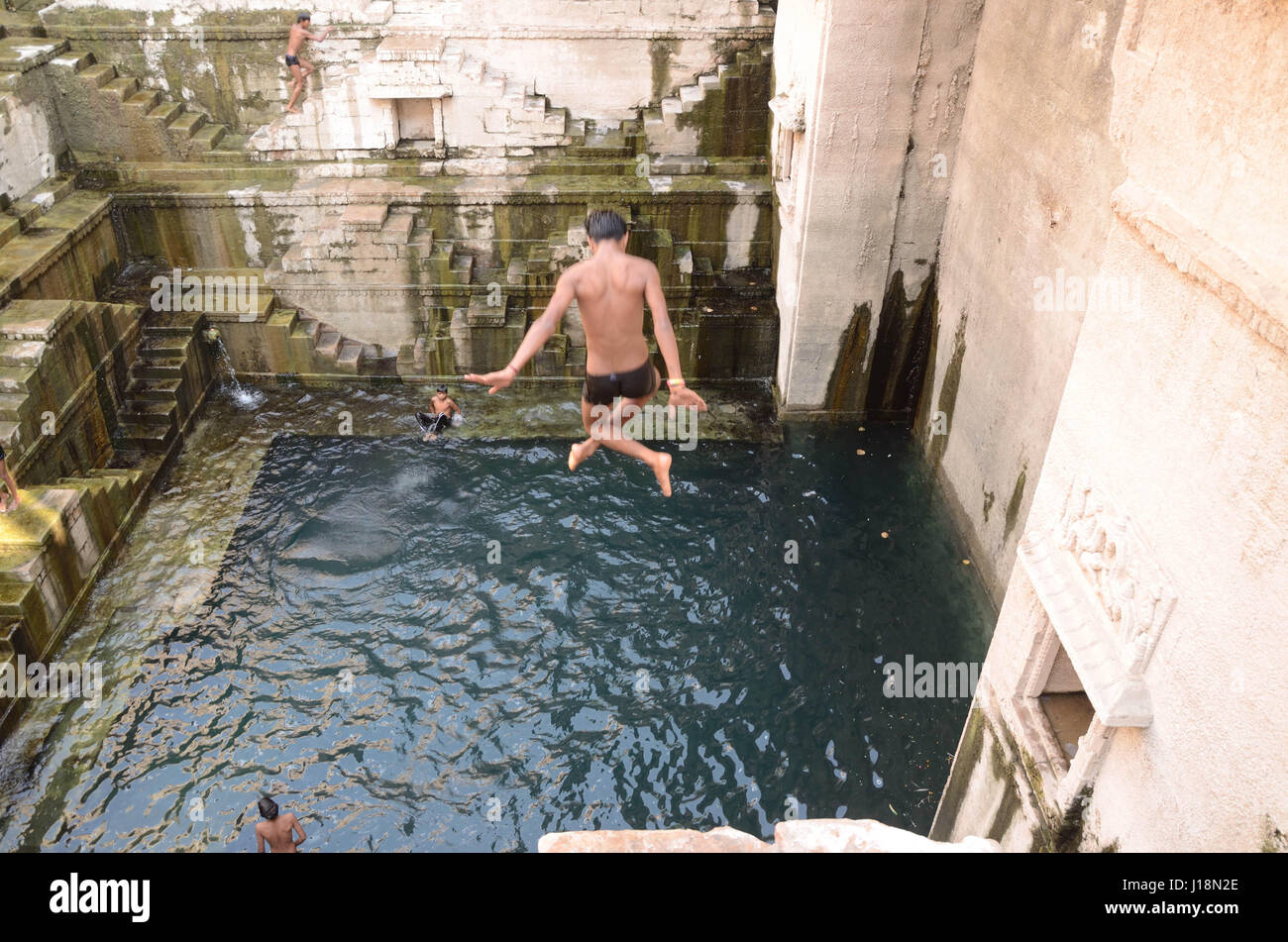 Boy Jumping In Well High Resolution Stock Photography and Images - Alamy