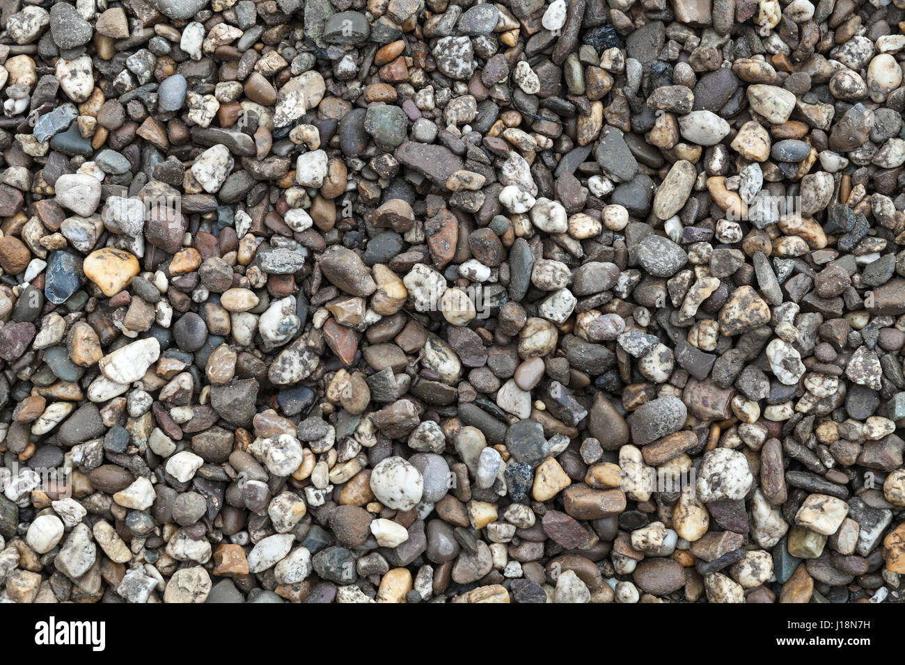 Background photo texture of wet dirty pebble, Black Sea coastal ground ...