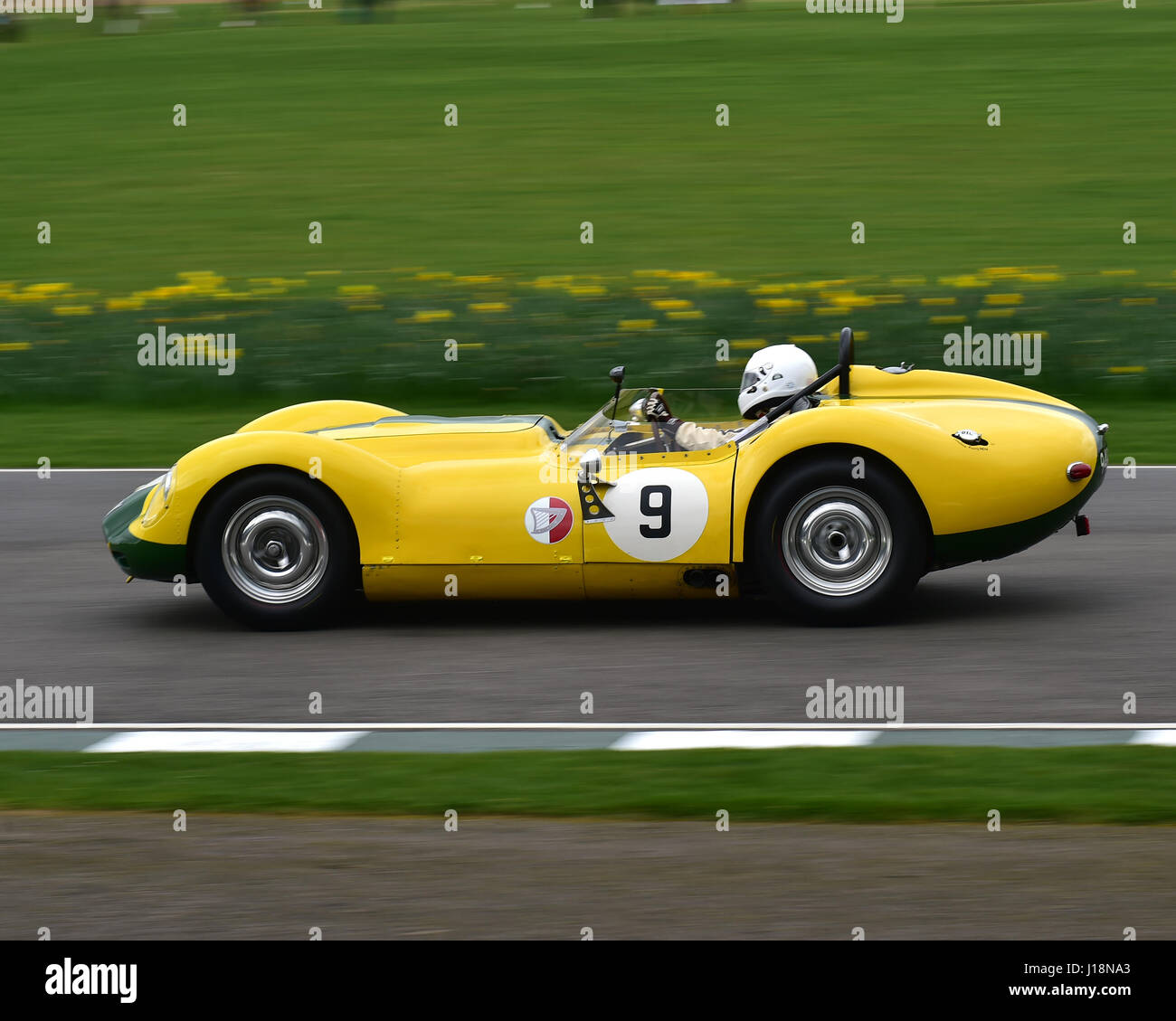 Christopher Lunn, Lister-Jaguar Knobbly, Scott Brown Trophy, Goodwood ...