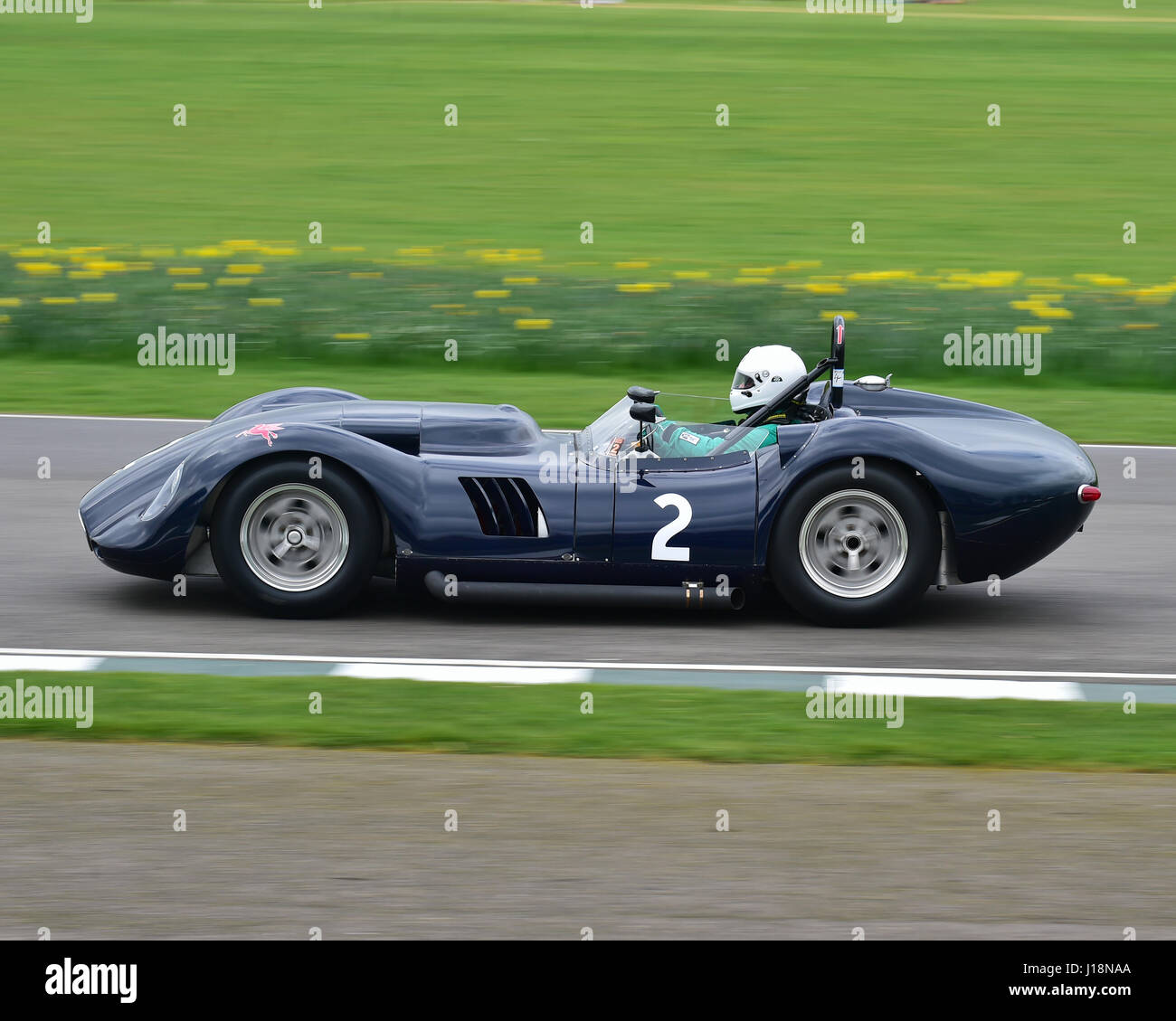 Adam Lindemann, Lister-Chevrolet Knobbly, Scott Brown Trophy, Goodwood ...