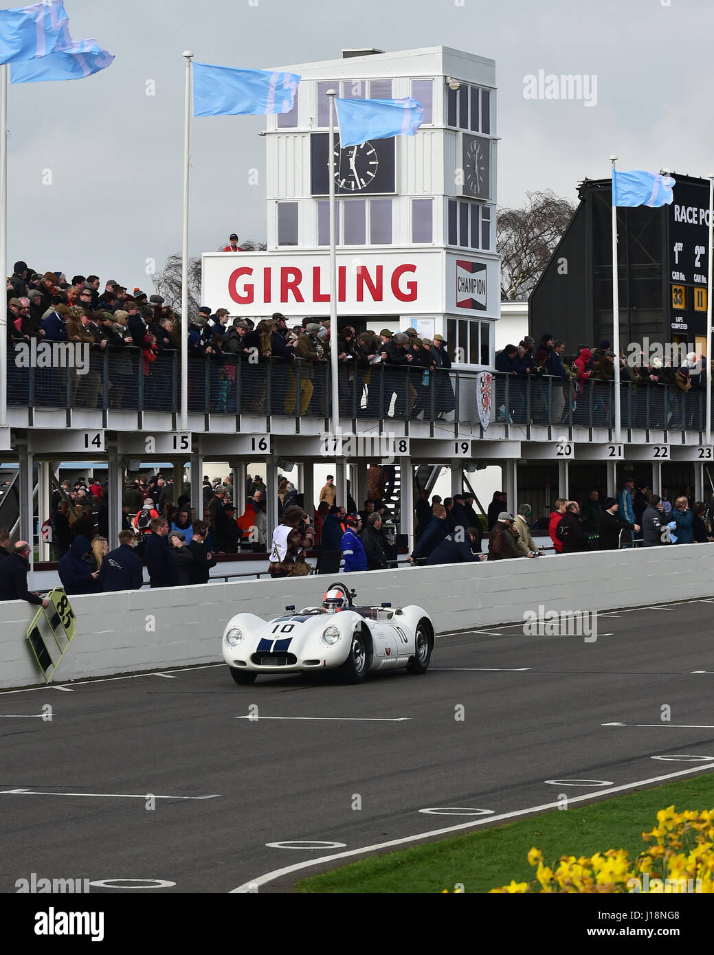 Sam Hancock, Lister-Jaguar Knobbly, Scott Brown Trophy, Goodwood 75th ...