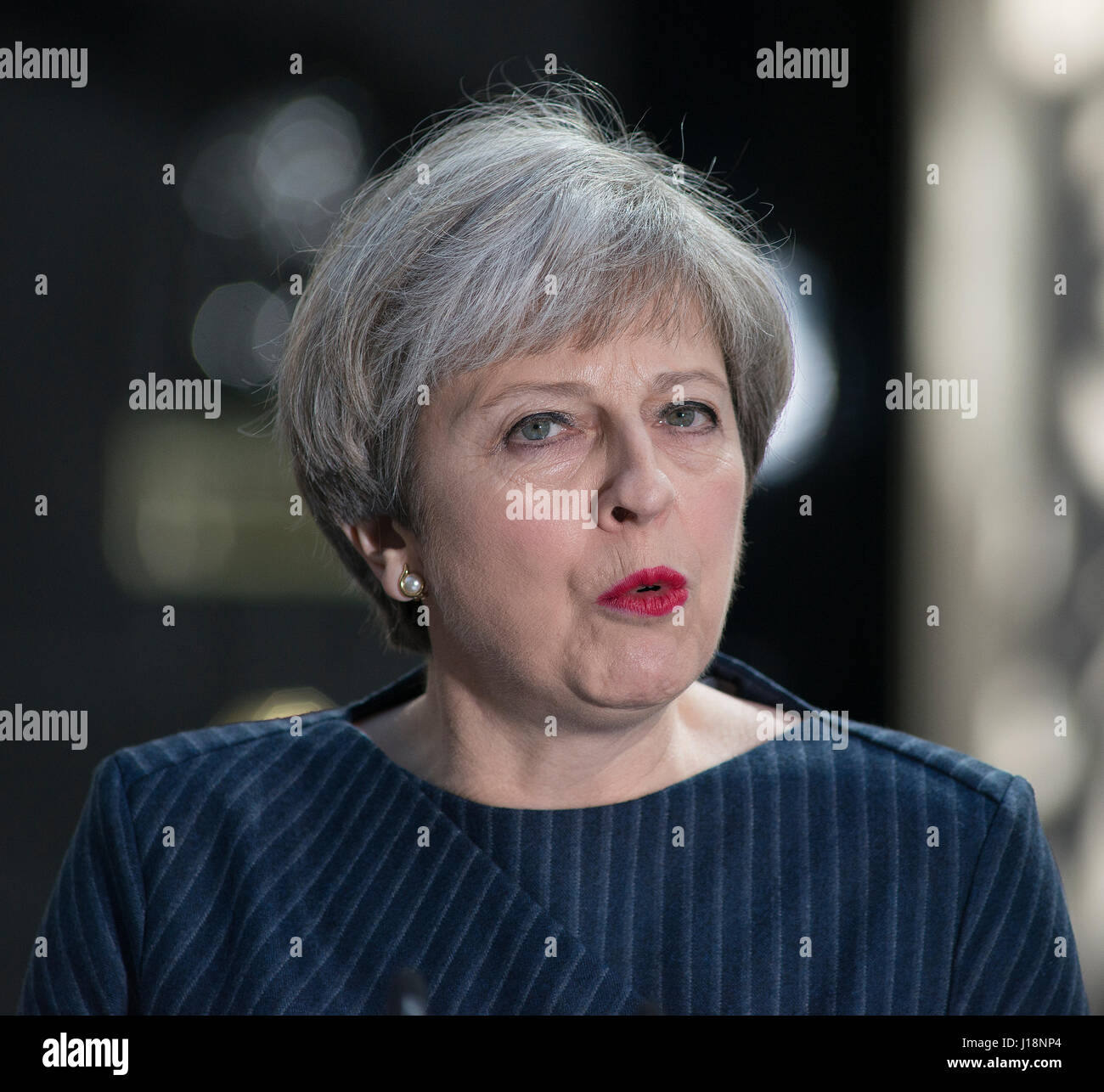 Theresa May 2017 Hi Res Stock Photography And Images Alamy
