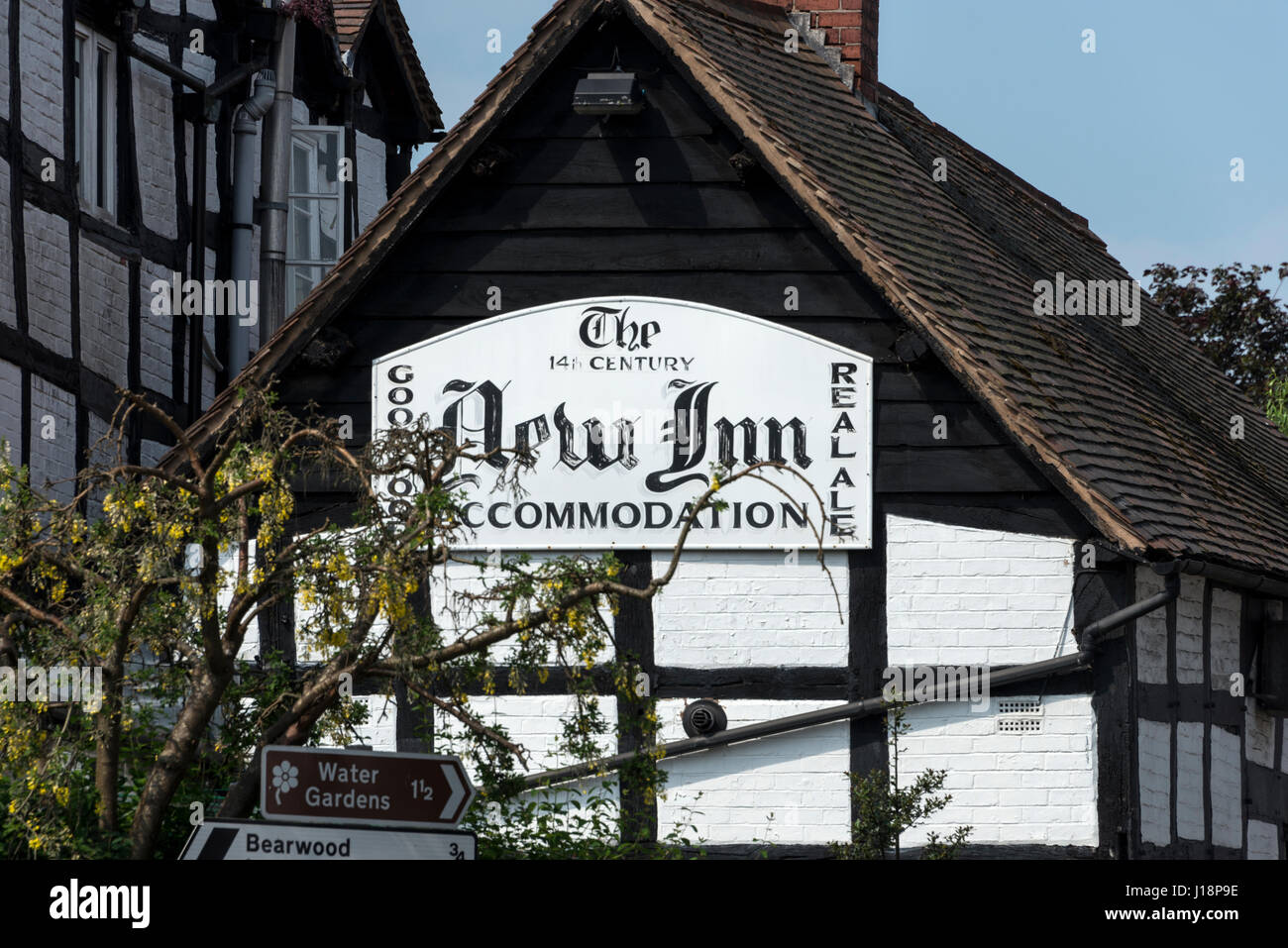 Pembridge village on the A44 in Herefordshire, Britain Stock Photo - Alamy