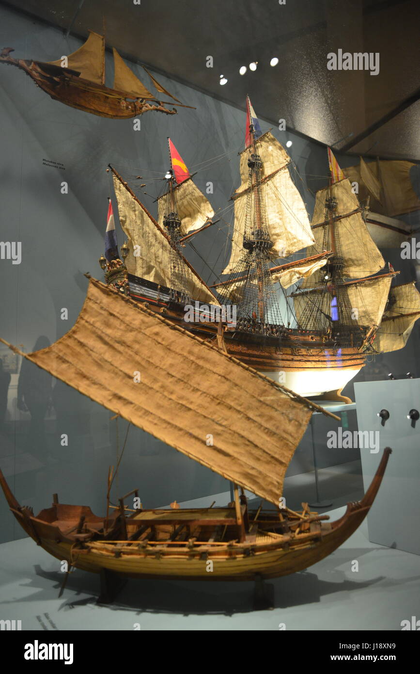 Ancient sailboats models Stock Photo - Alamy