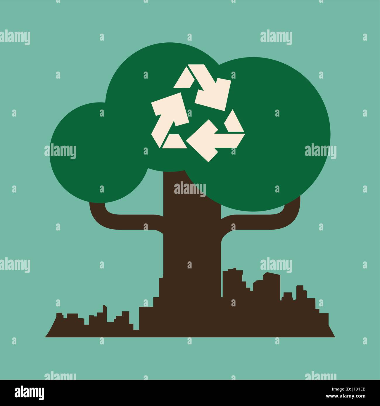 Eco design. Green icon. Isolated illustration , vector Stock Vector ...