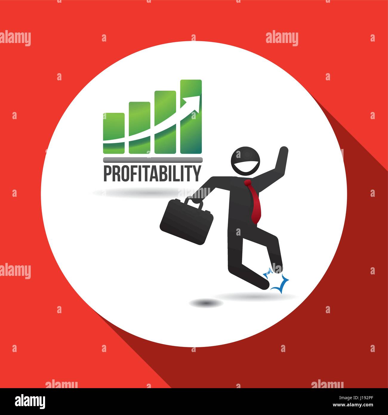 Profit design. Business icon. White background , vector Stock Vector ...